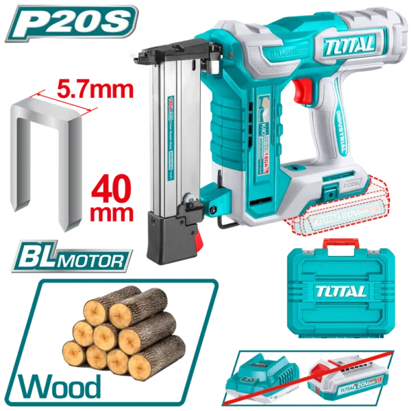 دباسة بطاريه براشليس بدون بطارية و شاحن - TCSNLI6005 - الصباغ